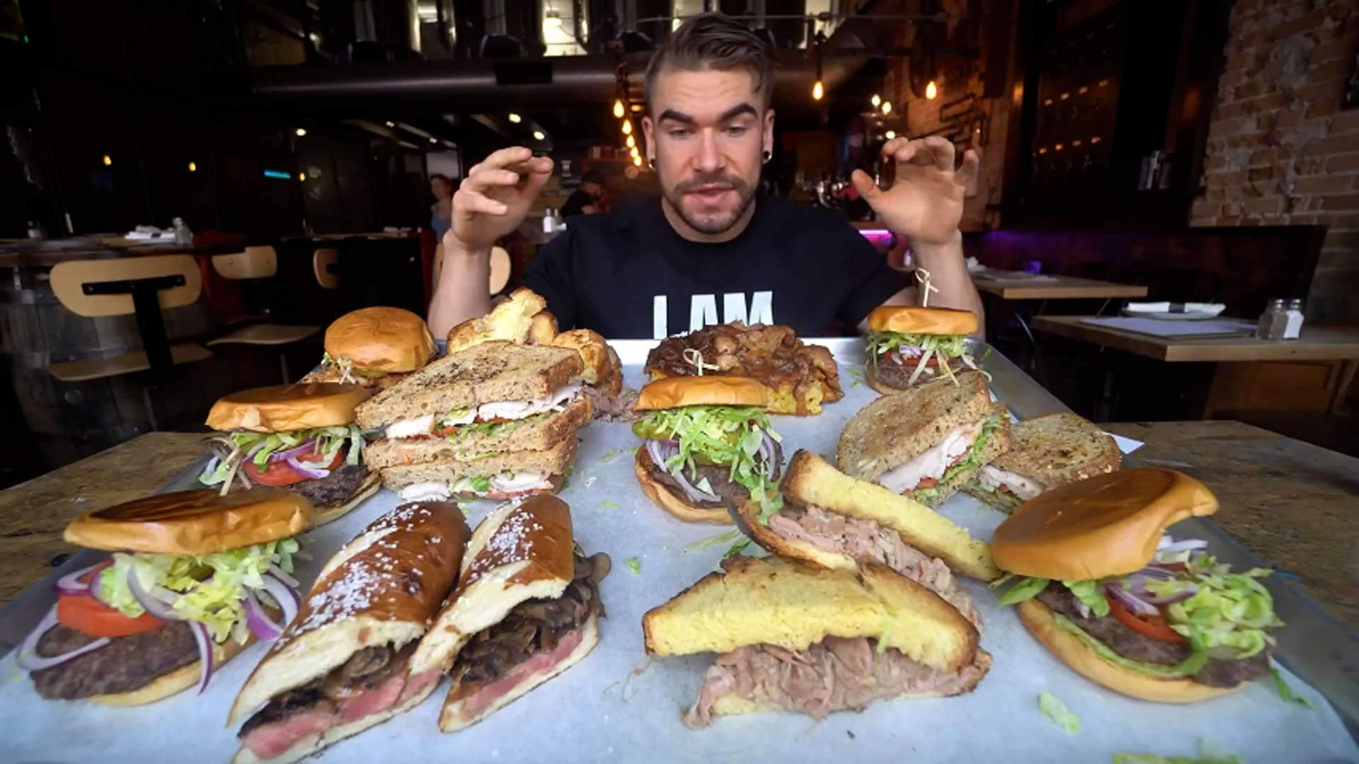 Restaurant is 100% sure he will fail this massive 12lb burger challenge