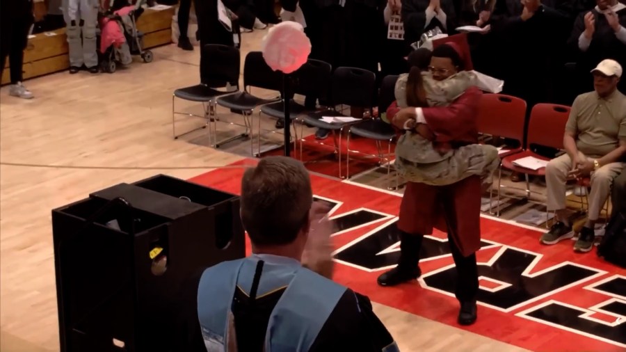 Watch: Military sister surprises her brother at high school graduation ...