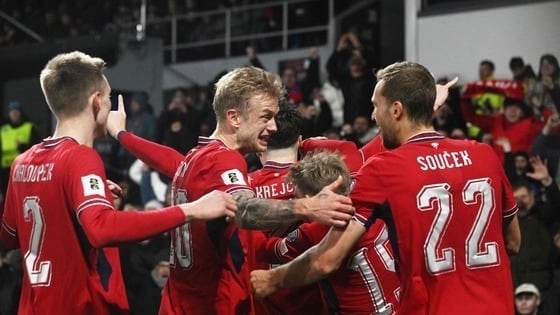 Czech Republic edges Kosovo 2-1 in World Cup send-off