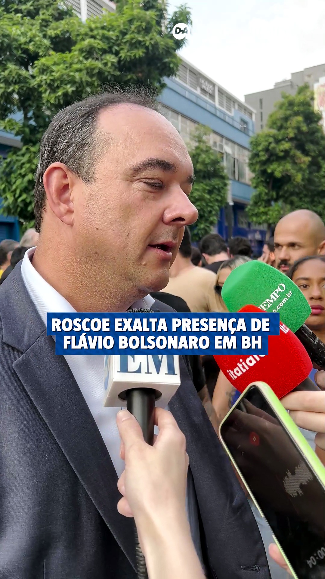 Roscoe destaca importância da vinda de Flávio Bolsonaro a BH