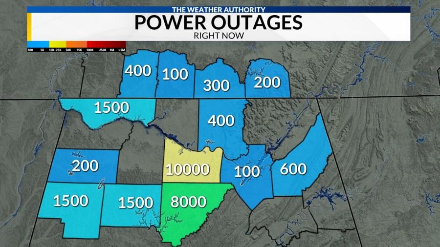 Crews responding to over 4,000 Morgan County customers without power