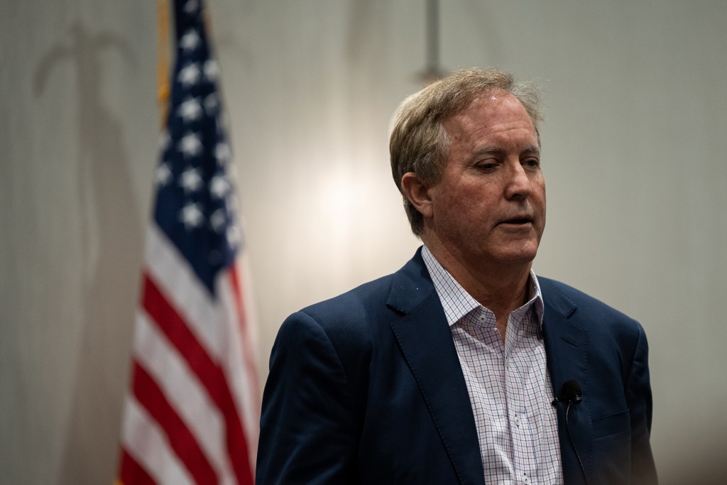 Paxton sues Denton to block gender-neutral changing rooms at Pride pool ...