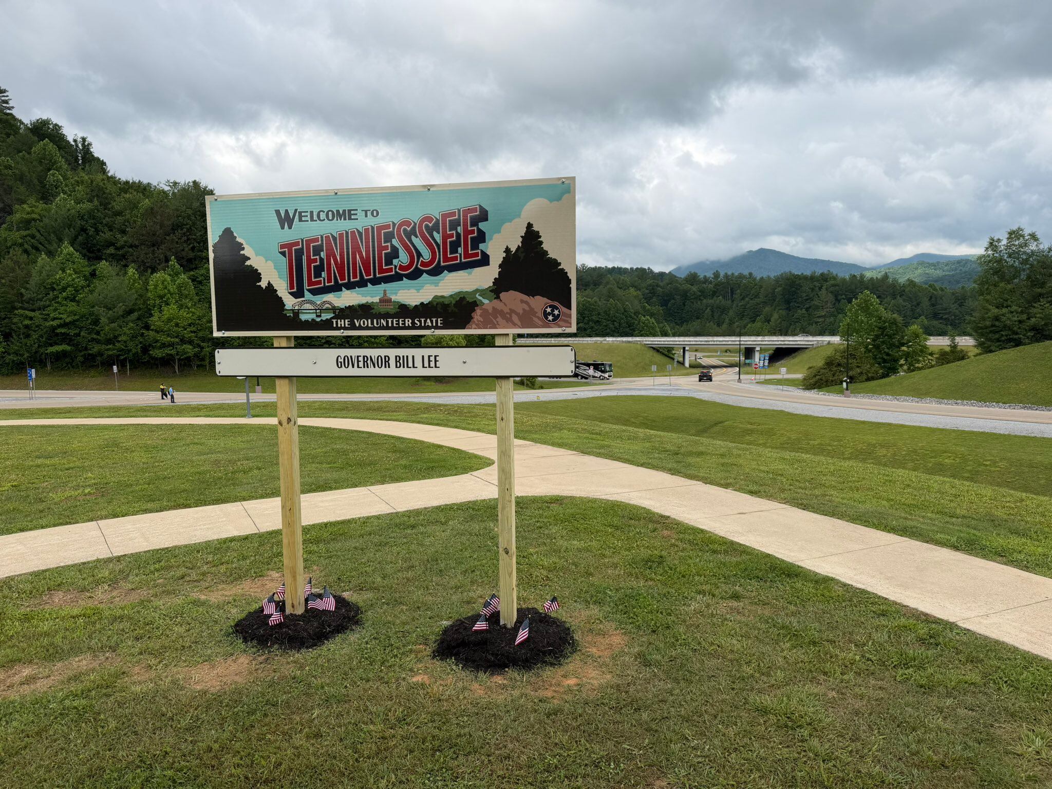 Tennessee unveils first new welcome sign design in more than three decades