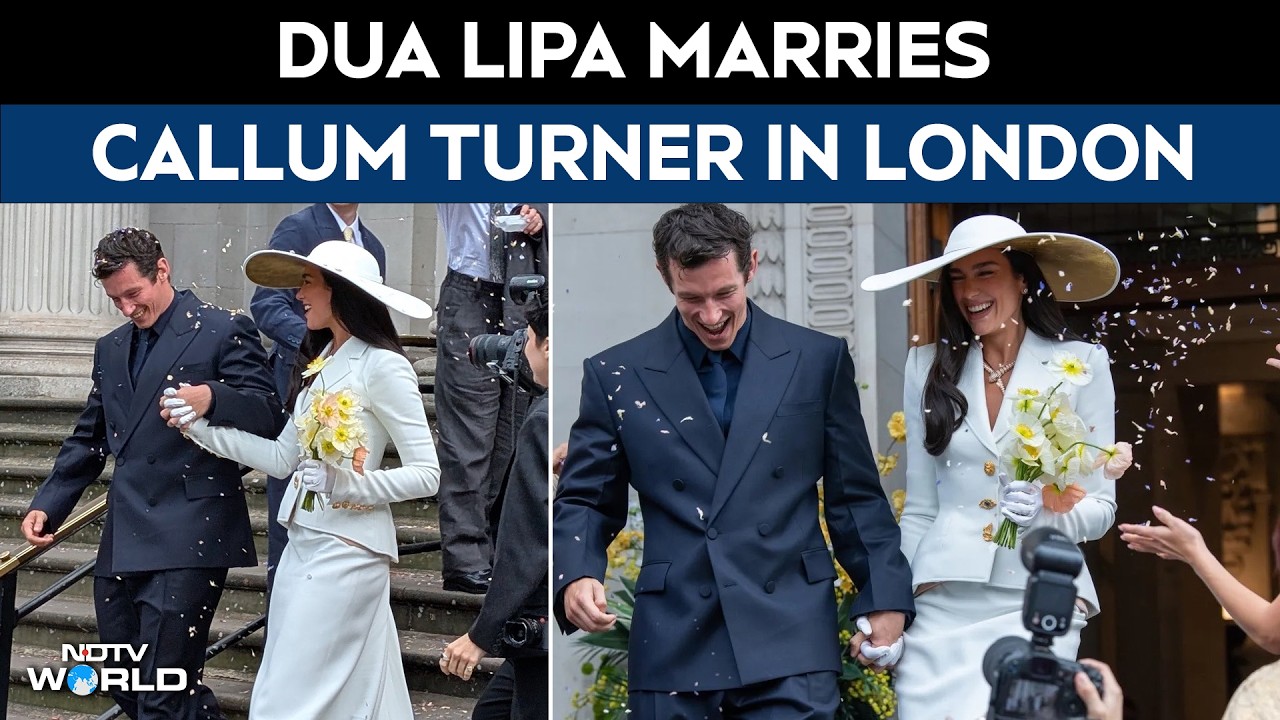 Dua Lipa marriage | Dua Lipa marries Callum Turner in an intimate ...