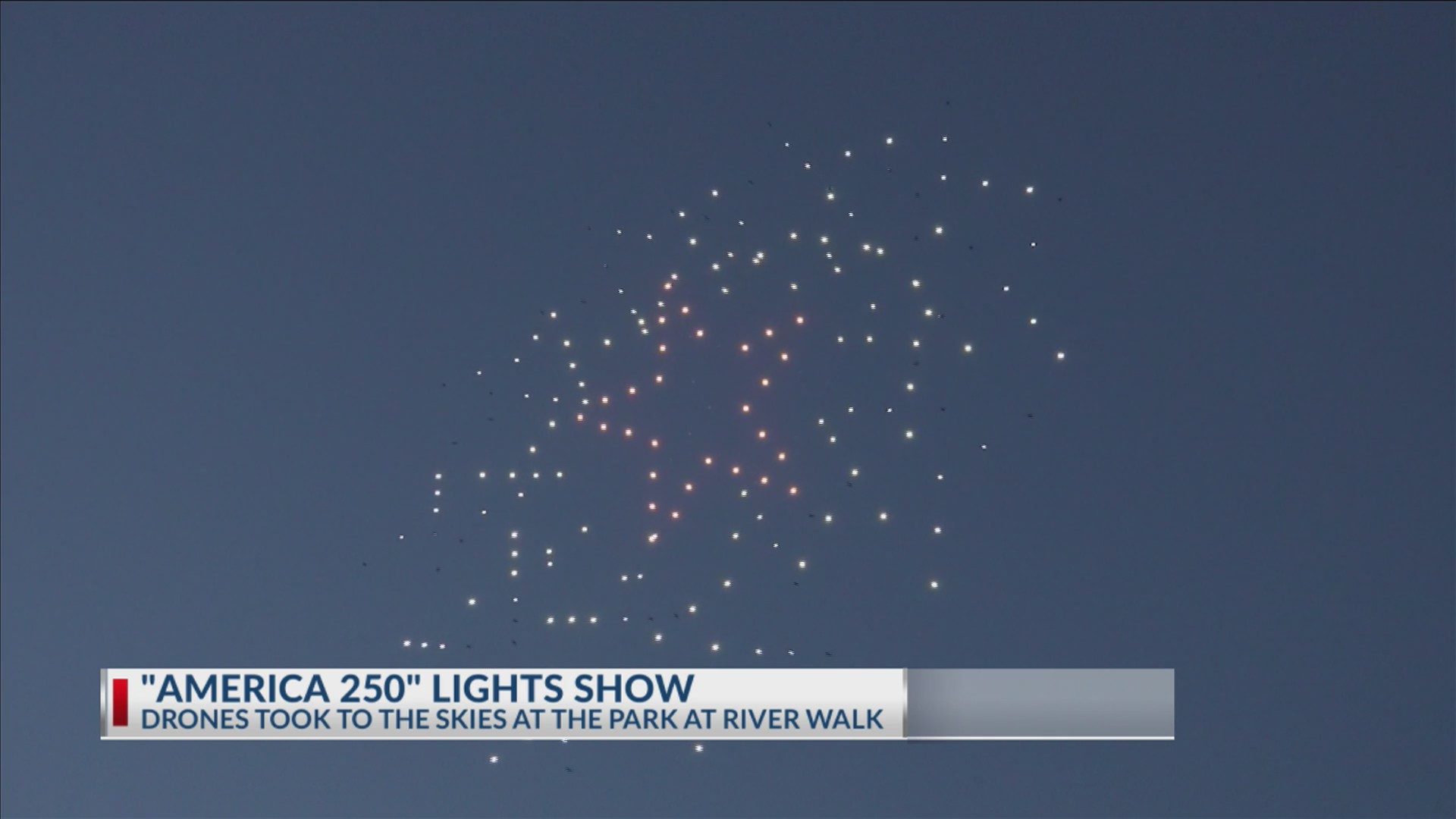 The Park at River Walk hosts America 250 celebration light show