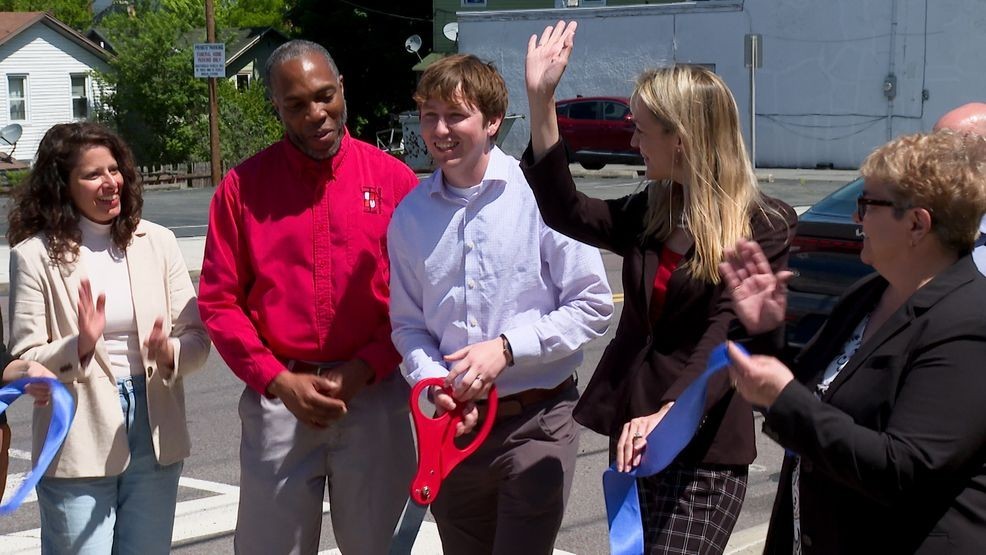 Scranton cuts ribbon on first streetscape improvement project on Cedar ...