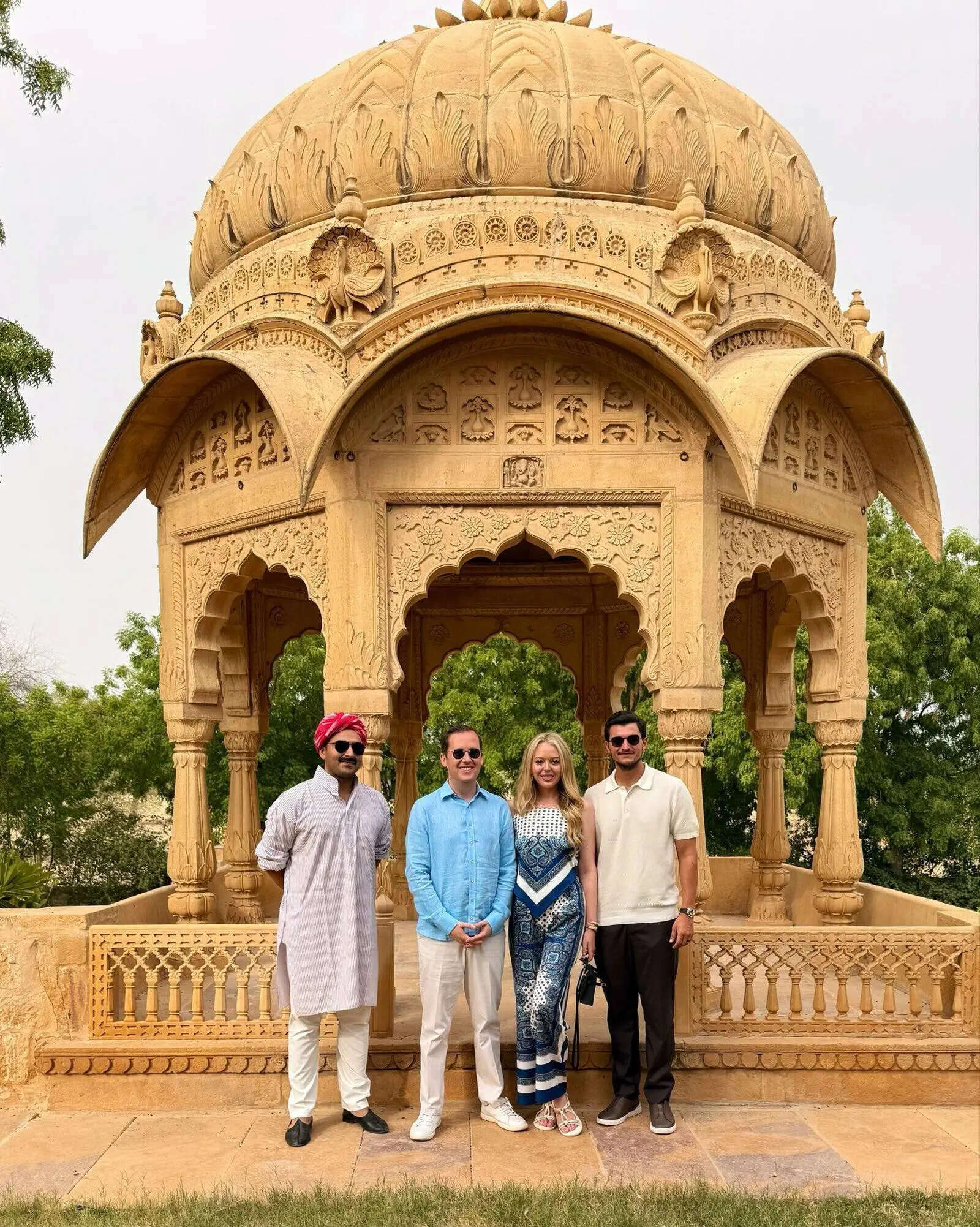 Extreme heat forces Tiffany Trump to cut Jaisalmer trip short