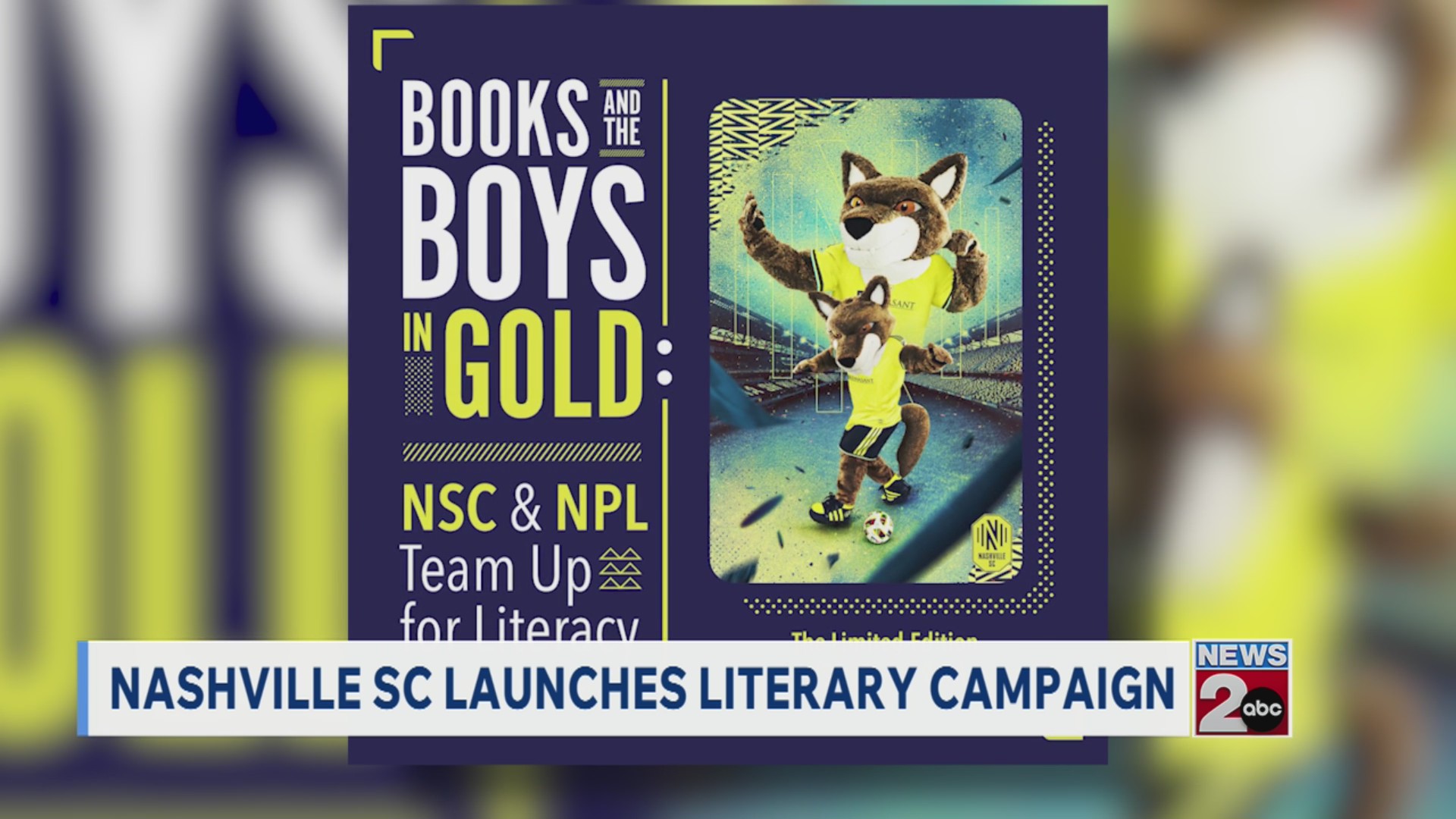 Nashville SC partners with library for literacy campaign