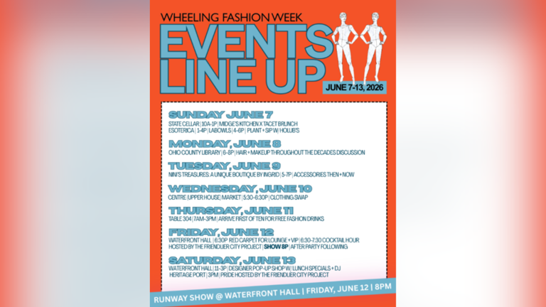 Wheeling Fashion Week releases full 2026 event schedule