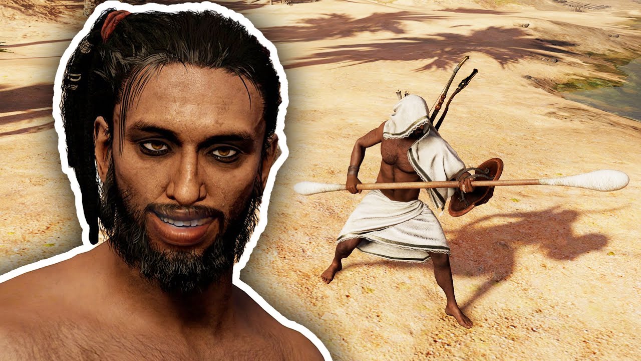 Playing Assassin’s Creed Origins with the worst weapon
