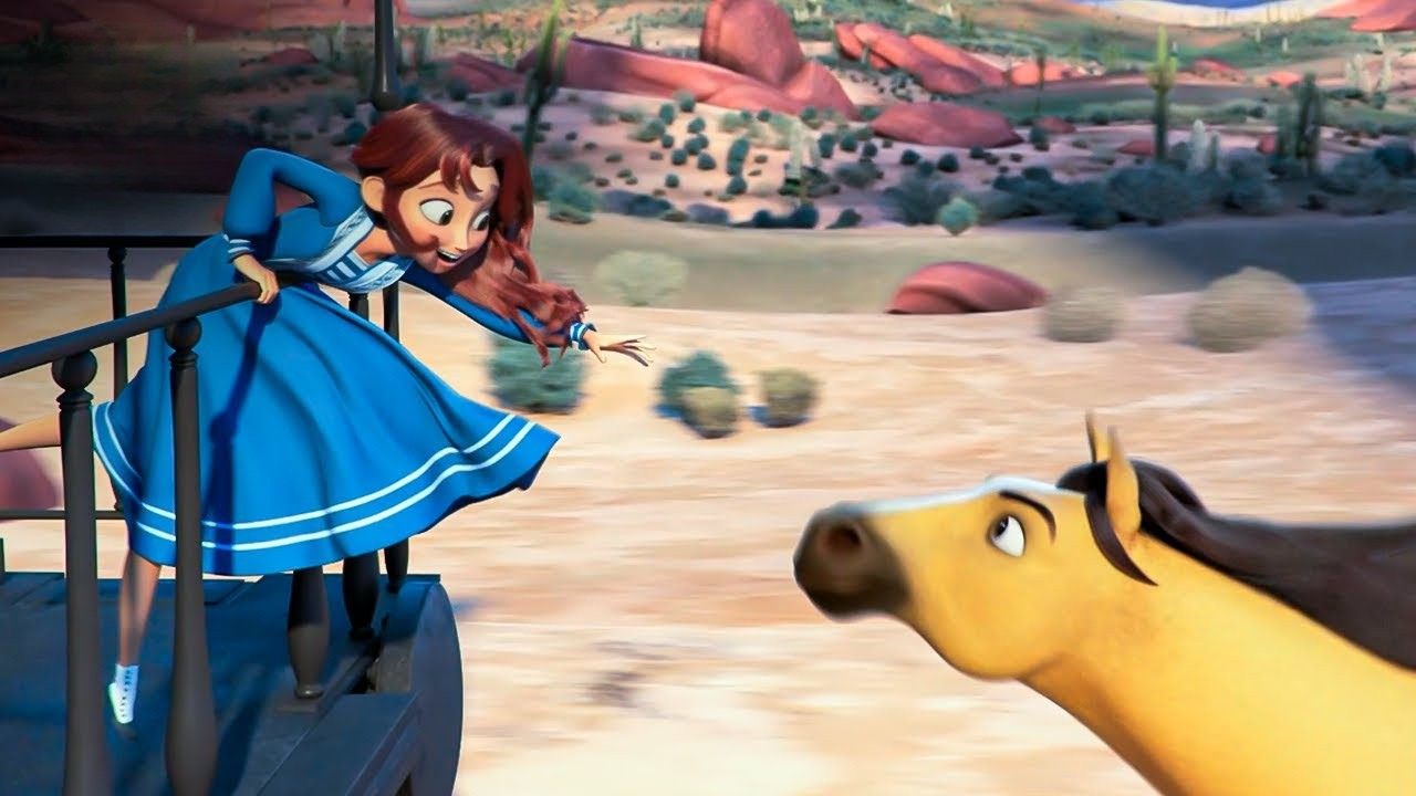 Lucky meets Spirit for the first time: Spirit Untamed