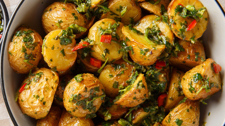 Make roasted potatoes 10X more flavorful with this popular condiment