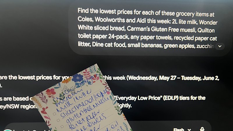 Using AI to plan my grocery shopping saved me more than just money