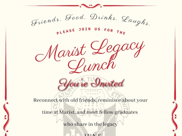 Reconnect with fellow alumni at the Marist Legacy Lunch