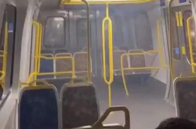 Peak-hour panic as sparks and blasts rip through Melbourne train