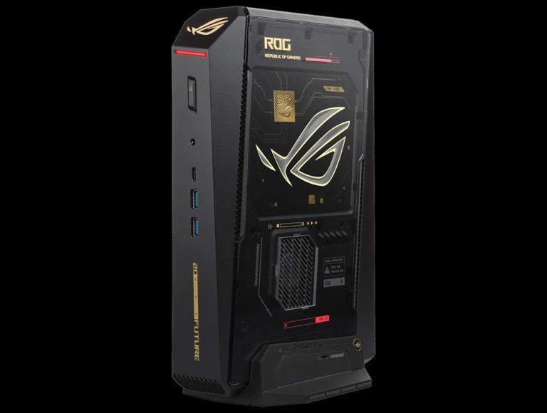 ROG NUC 16 Edition 20 : la RTX 5090 débarque dans un mini PC transparent