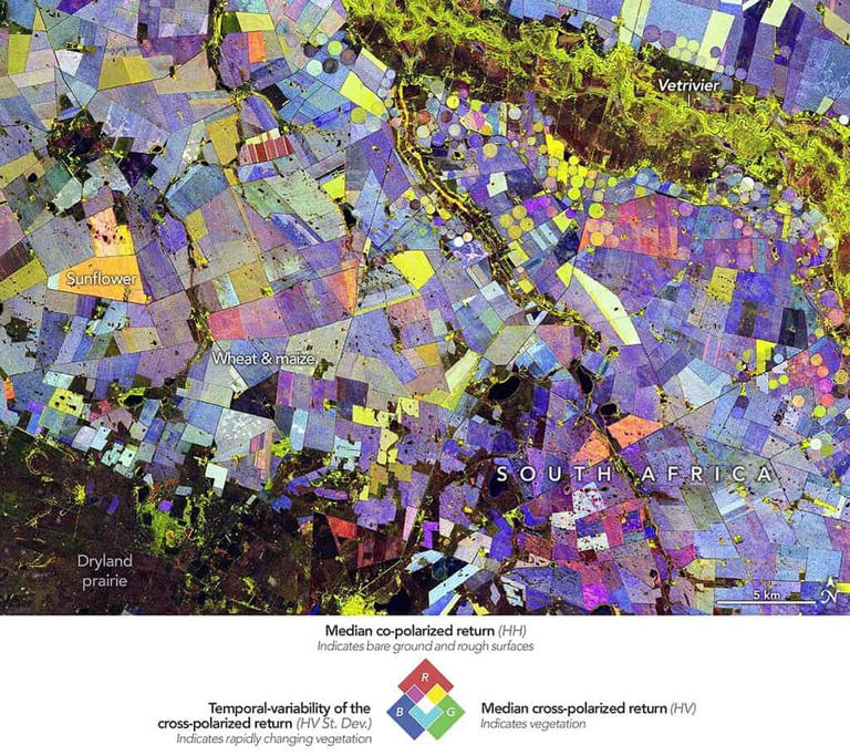 NASA’s psychedelic crop map shows plants have a hidden signature — and ...