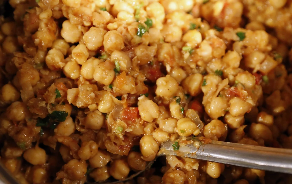 Cozy up with perfect braised chickpeas