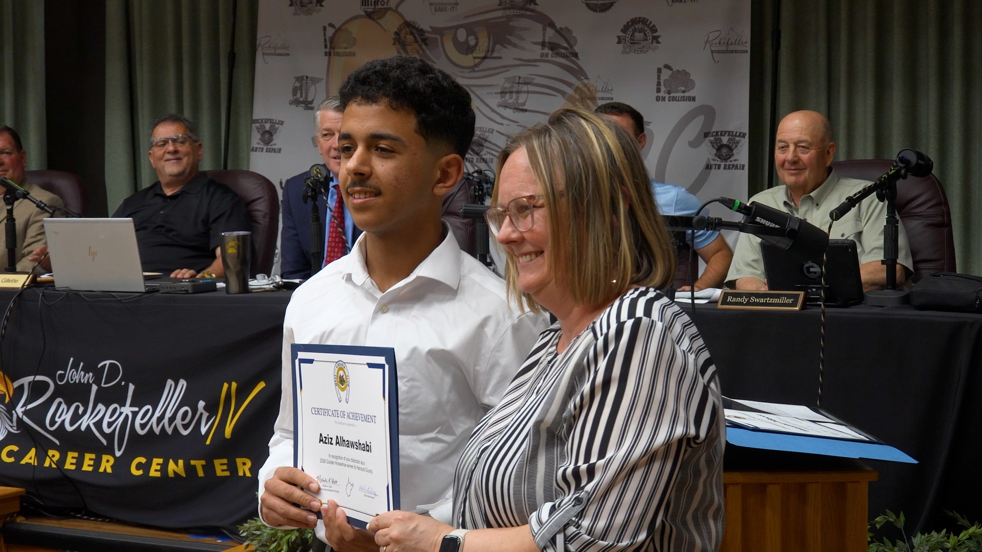 Local students recognized with awards during Hancock County Board of ...