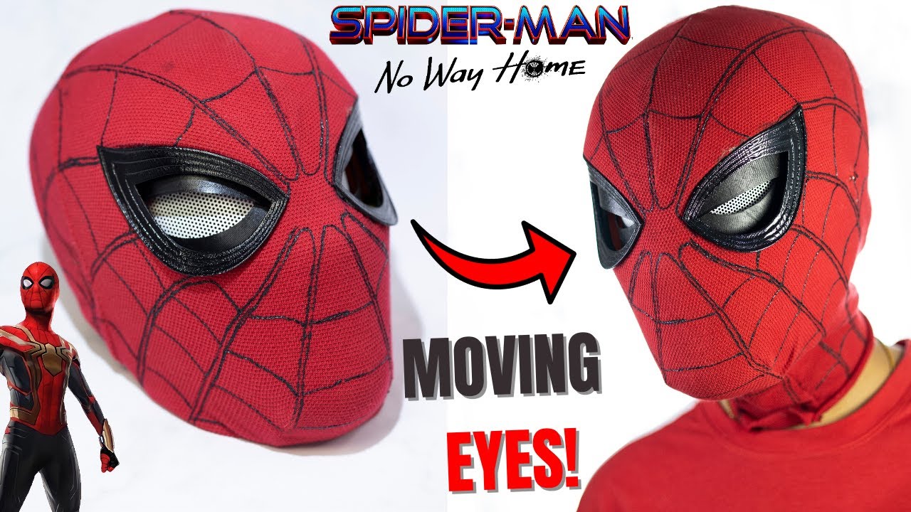 Spider-Man No Way Home mask with moving eyes!
