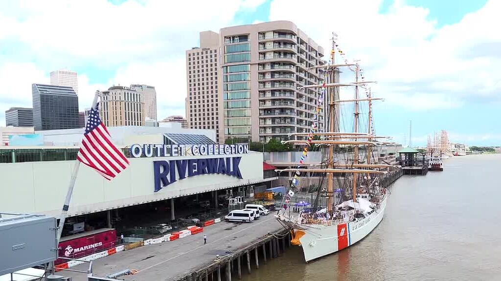 Sail 250 brings largest-ever flotilla to New Orleans for Fleet Week