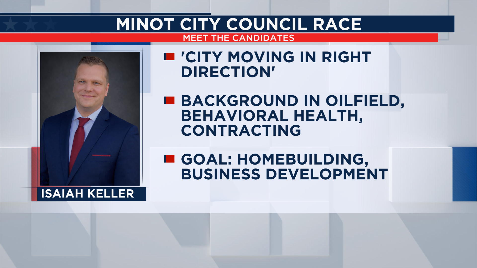 Meet the candidates for Minot City Council: Isaiah Keller