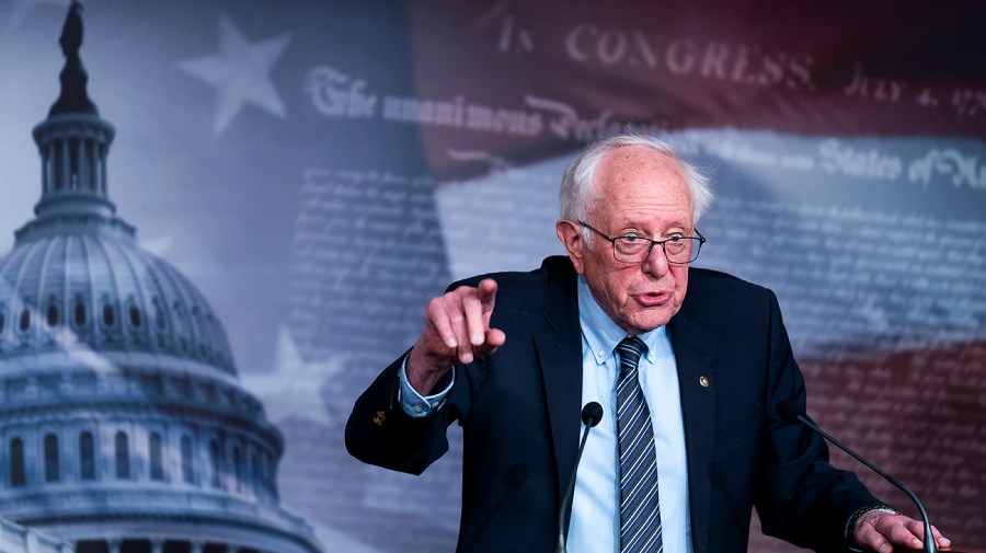 Sanders says Platner 'getting through' marriage problems