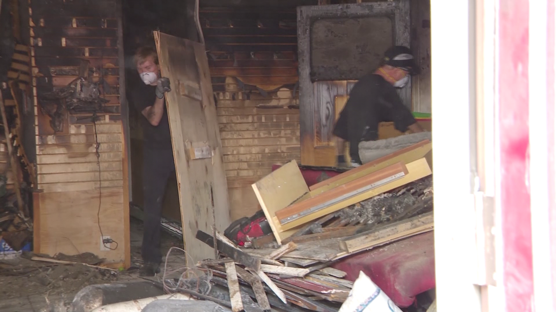 Scuba shop owners, volunteers work to rebuild after Brookline fire