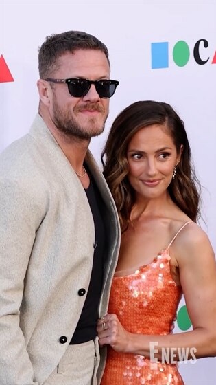 Minka Kelly and Dan Reynolds at the MOCA gala in LA