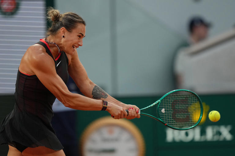 Aryna Sabalenka hopes for more women’s matches in French Open night session