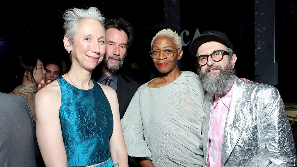 Alexandra Grant says Keanu Reeves brings joy to her art