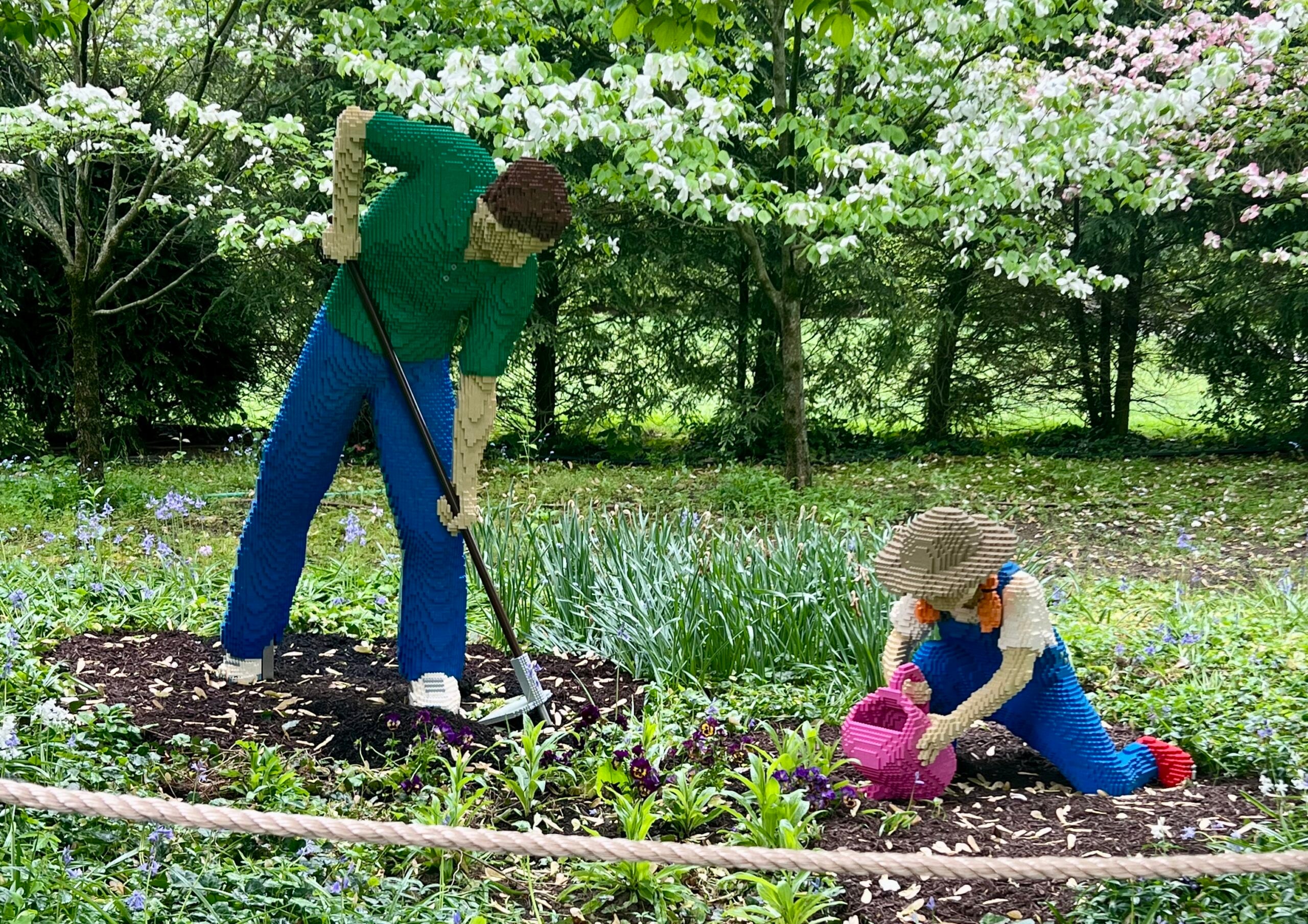 Old Westbury Gardens gets a colorful LEGO makeover for summer