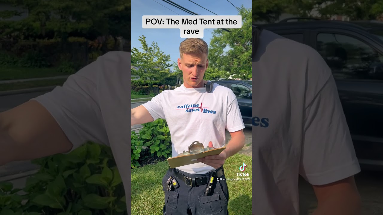 POV: The med tent at a rave