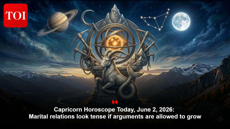 Capricorn horoscope today, June 2, 2026: Marital relations look tense ...