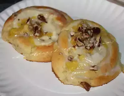 Pineapple cream cheese danish