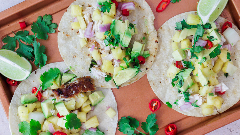 Mahi mahi tacos with spicy pineapple salsa recipe
