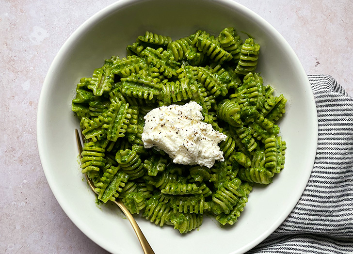 Green goddess pasta