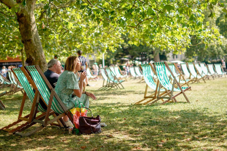 England and Wales swelter in hottest ever spring since records began
