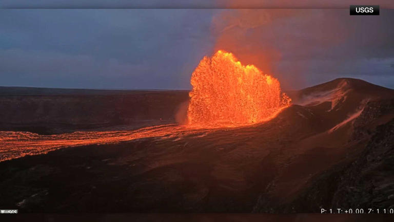 Watch: Hawaii's Kilauea volcano erupts in 48th episode, sets new record