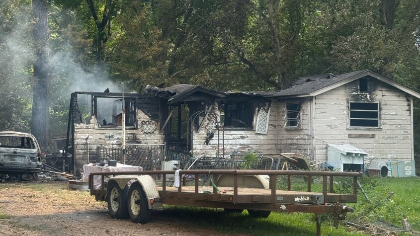 Olla house damaged in fire, neighbors said it sounded like an explosion