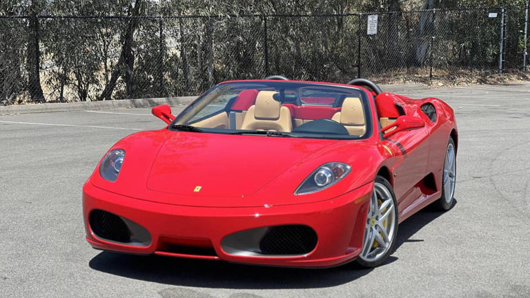 2006 Ferrari F430 Spider with coveted 6-speed manual for sale at
