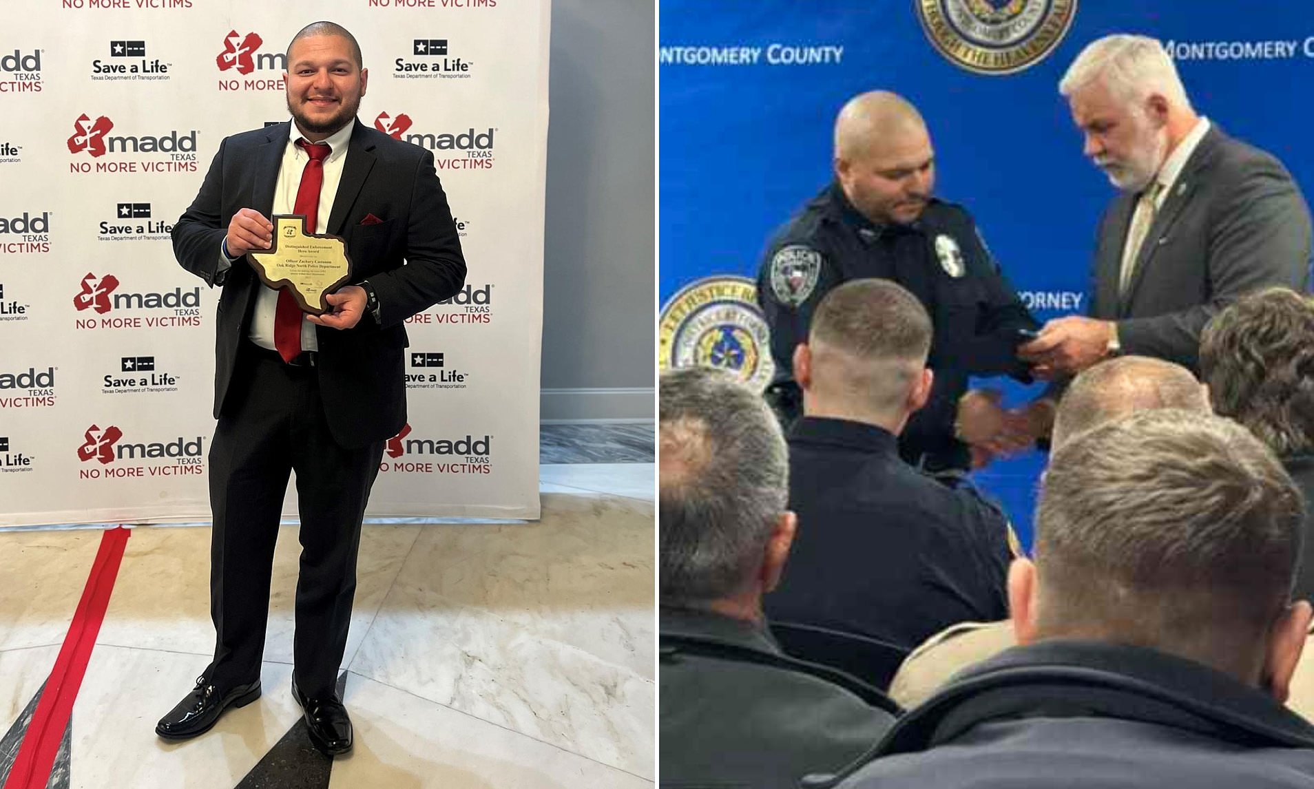 Cop handed award for no-nonsense approach to drunk drivers is charged ...