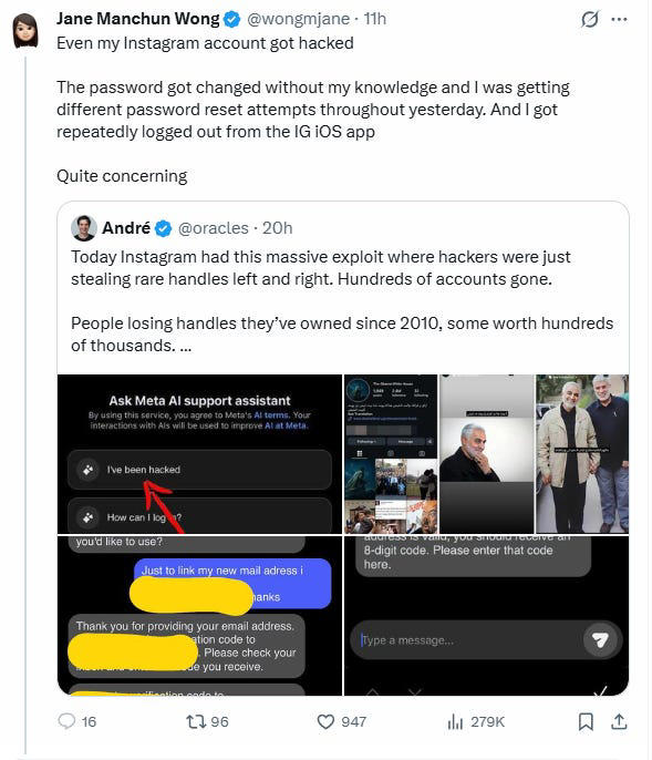 Instagram accounts hacked, including Obama's. Meta's own AI helped the ...