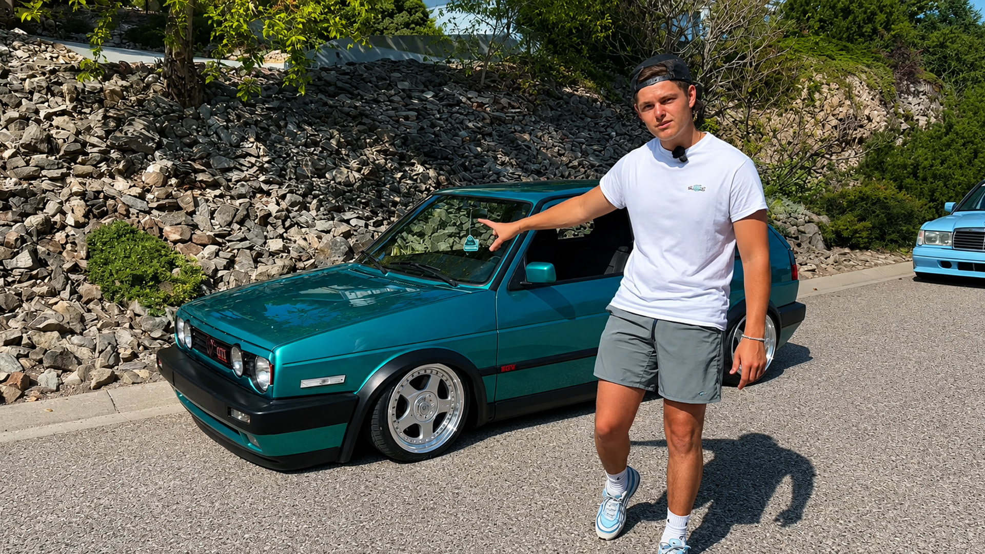 The real reason he drives this classic VW Golf GTI