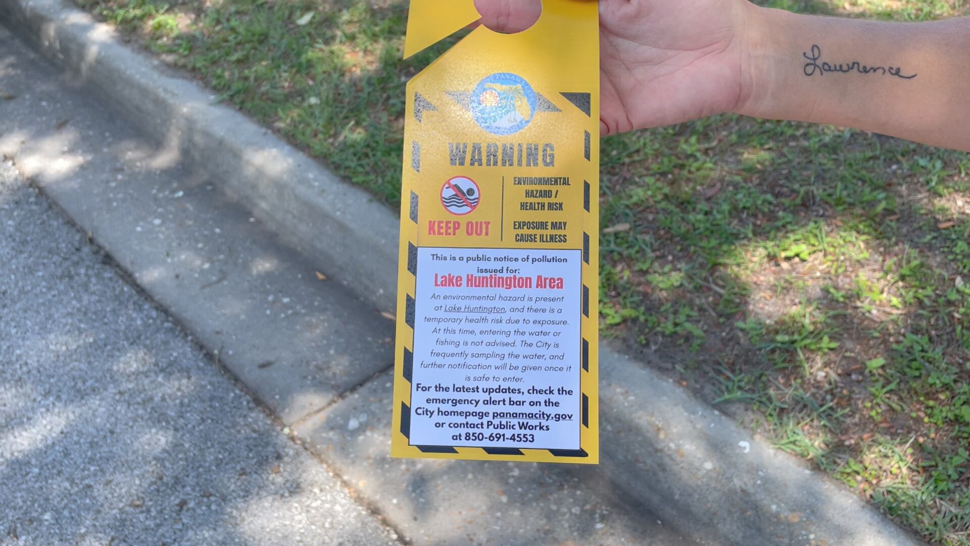 Panama City orders warning signs after sewage leak contaminates Lake ...