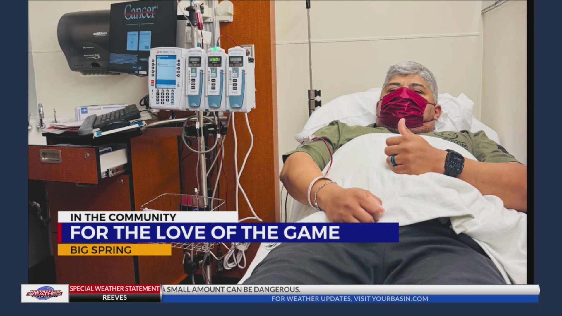 For the love of the game, George Quintero's battle with bone marrow cancer
