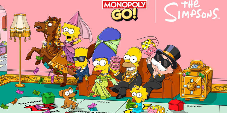 The Simpsons are taking over Monopoly GO!