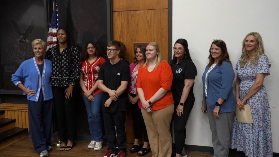 Local students recognized with awards during Hancock County Board of ...