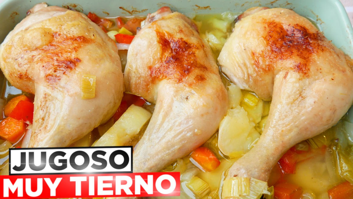 Pollo asado al estilo familiar receta fácil y deliciosa