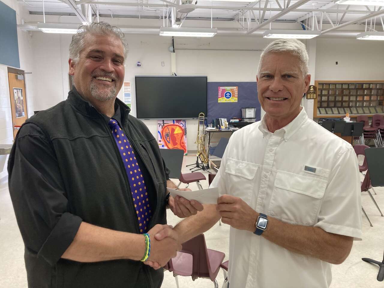 Frankfort band program awarded grant for Montague clinic experience